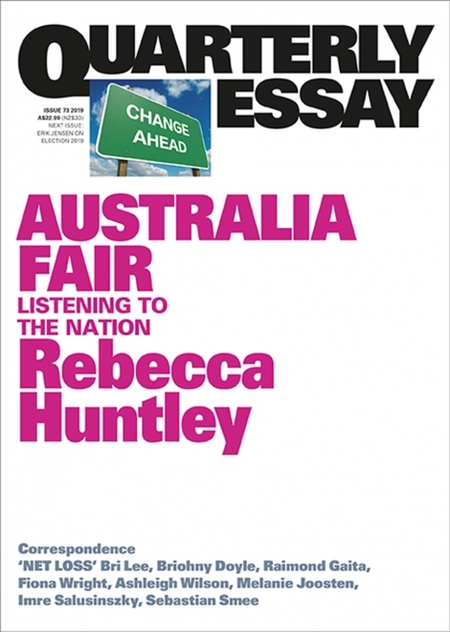 Rebecca Huntley’s Advance Australia | Me fail? I fly!