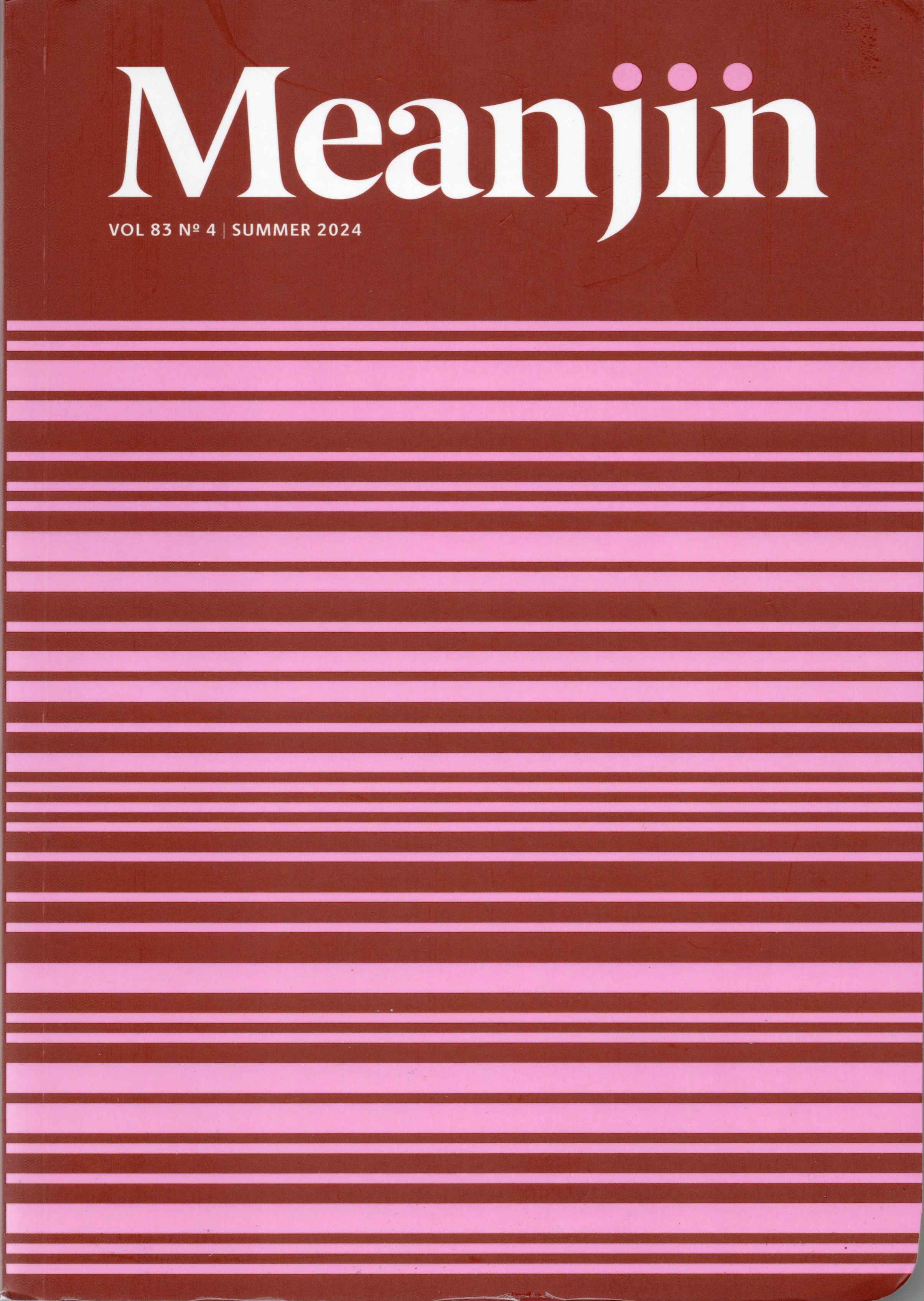Journal Catch-up 30: Meanjin Summer 2024 | Me fail? I fly!